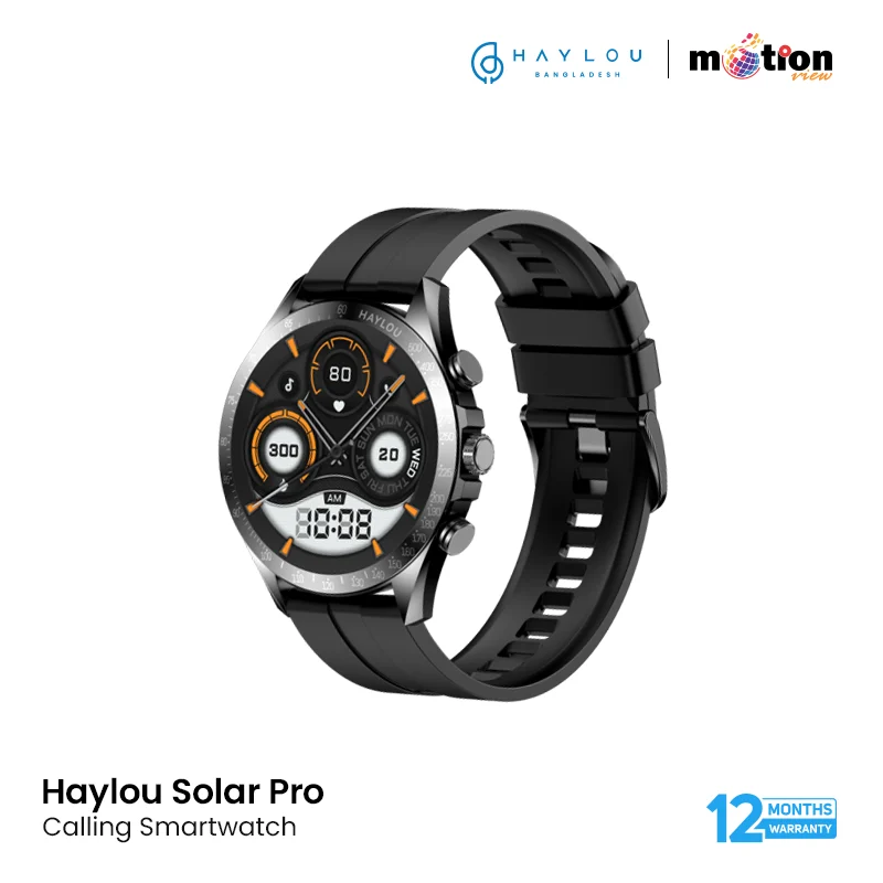 Haylou Solar Pro BT calling Smart Watch in bangladesh