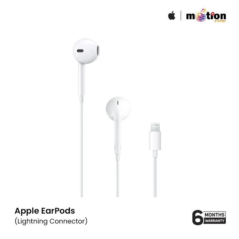 Apple earpods with lightning connector|Motion View