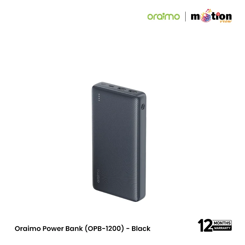 Oraimo Traveler 15 Flash 20000mAh 15W Type-C Power Bank (OPB-1200)