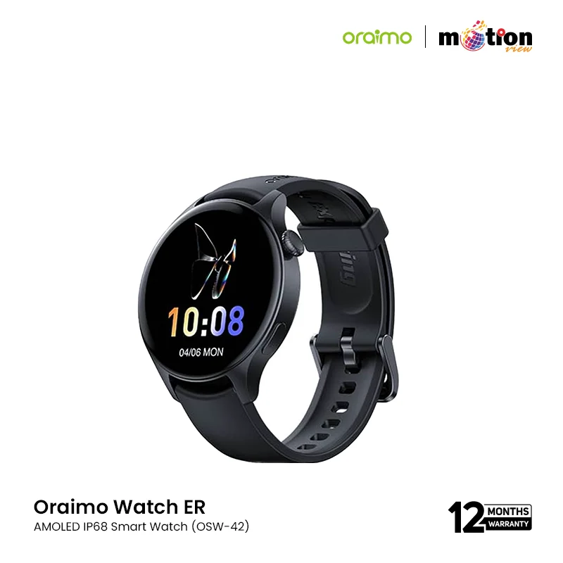 Oraimo Watch ER 1.43” AMOLED IP68 Smart Watch