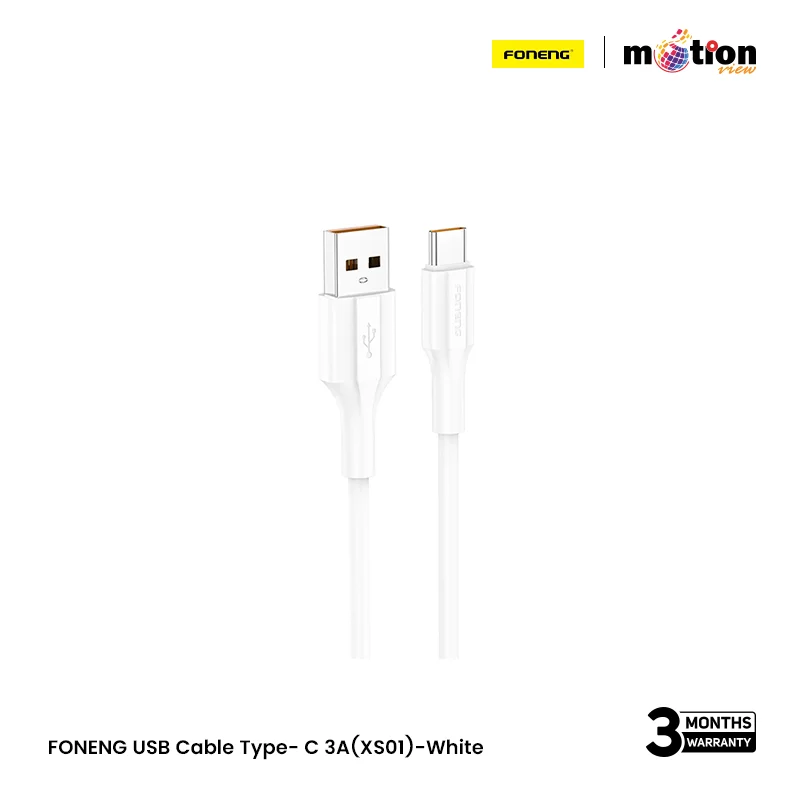 FONENG USB Cable Type- C 3A(XS01)-White