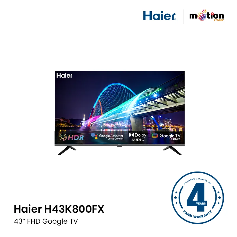Haier H43K800FX 43 Inch FHD Google TV in Bangladesh