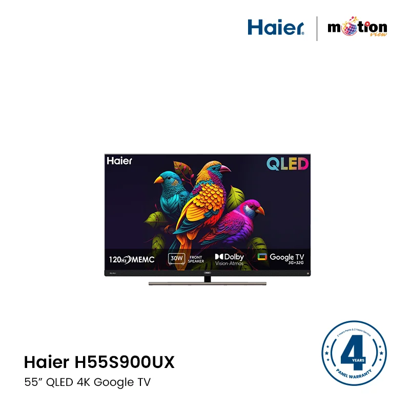 Haier H55S900UX 55 Inch QLED-4K Google TV in Bangladesh