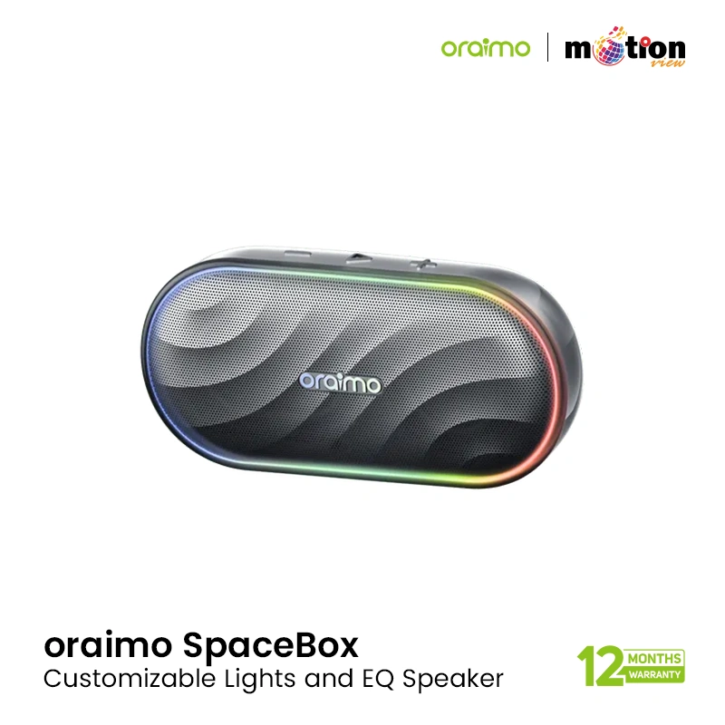 oraimo SpaceBox FM and Customizable Lights and EQ Speaker price in ...